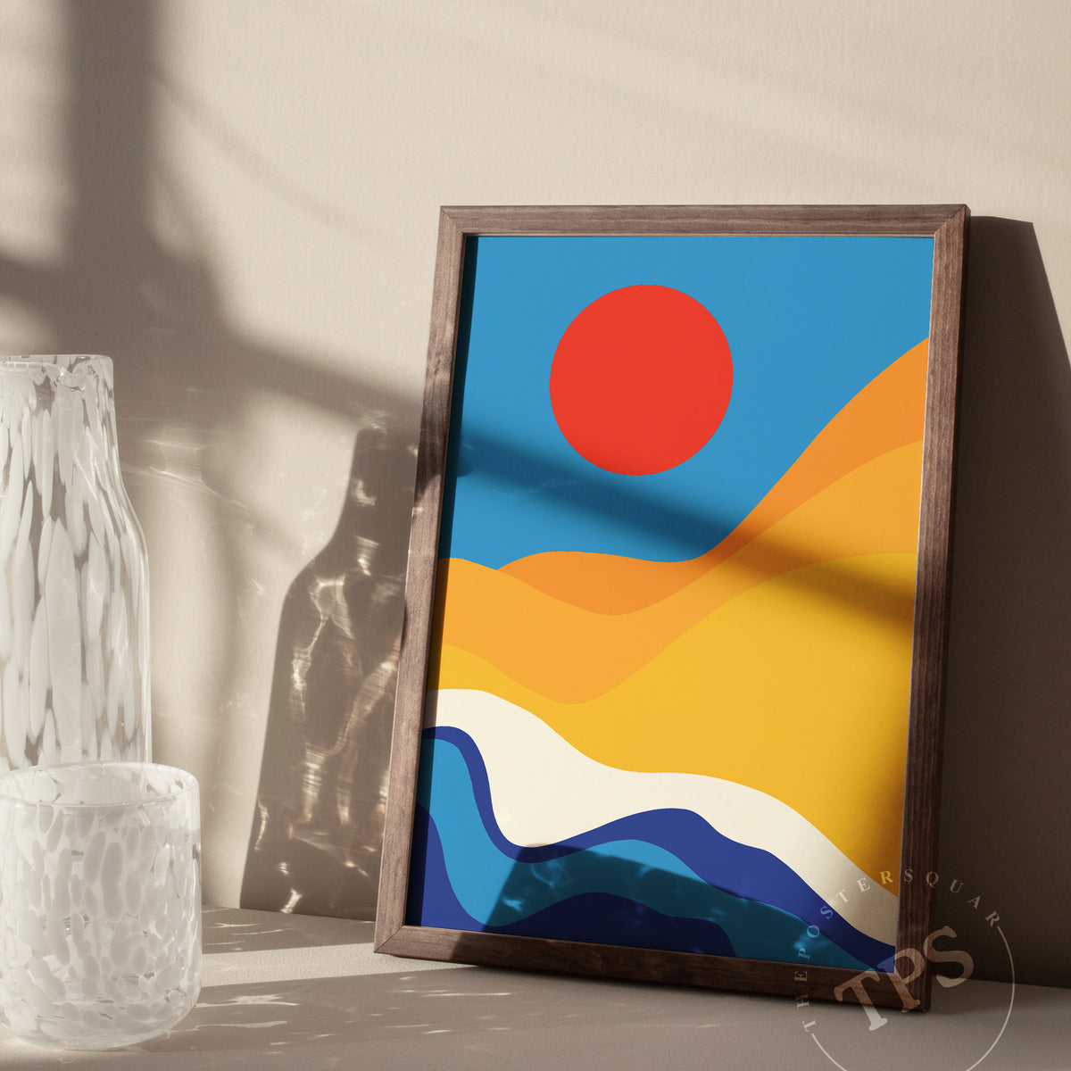 Ruby Sunset N2 - Art Print – The Poster Square