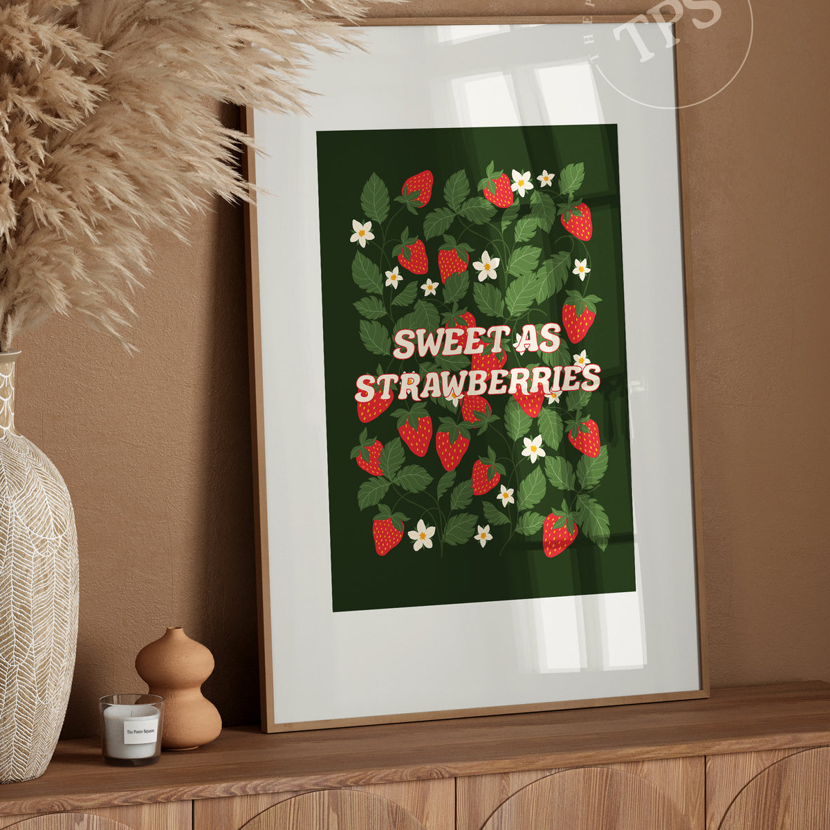 Sweet As Strawberries Poster – The Poster Square