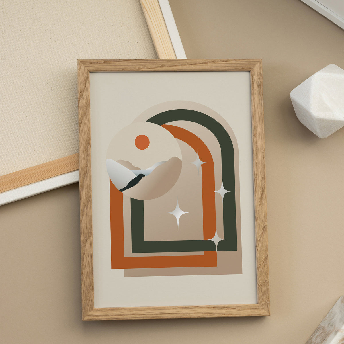 Sunset Symmetry Saga Poster – The Poster Square