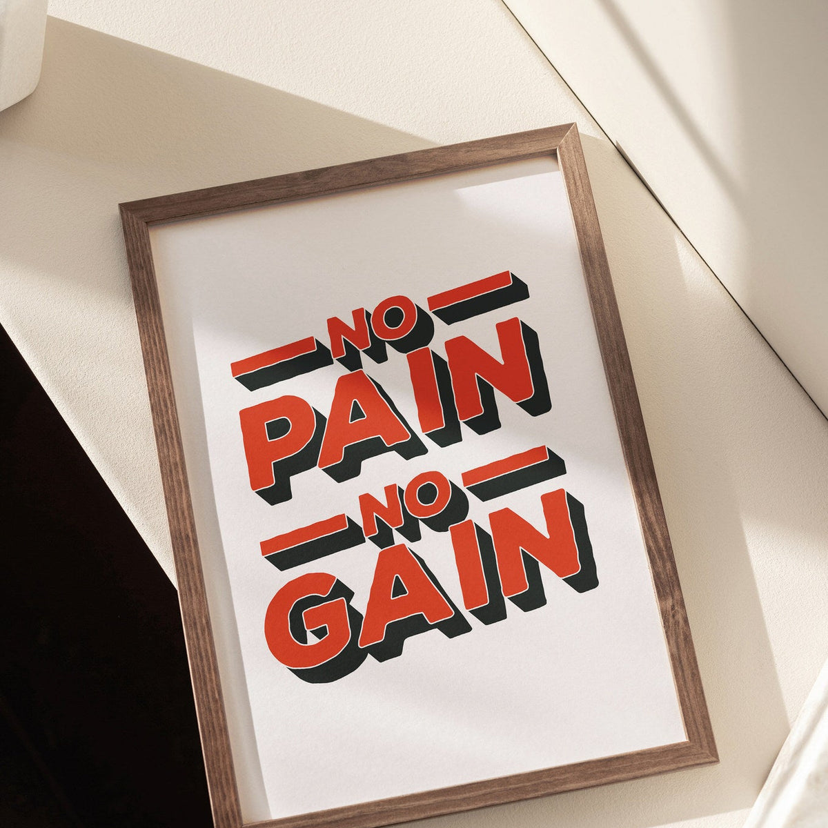 No Pain No Gain Poster – The Poster Square