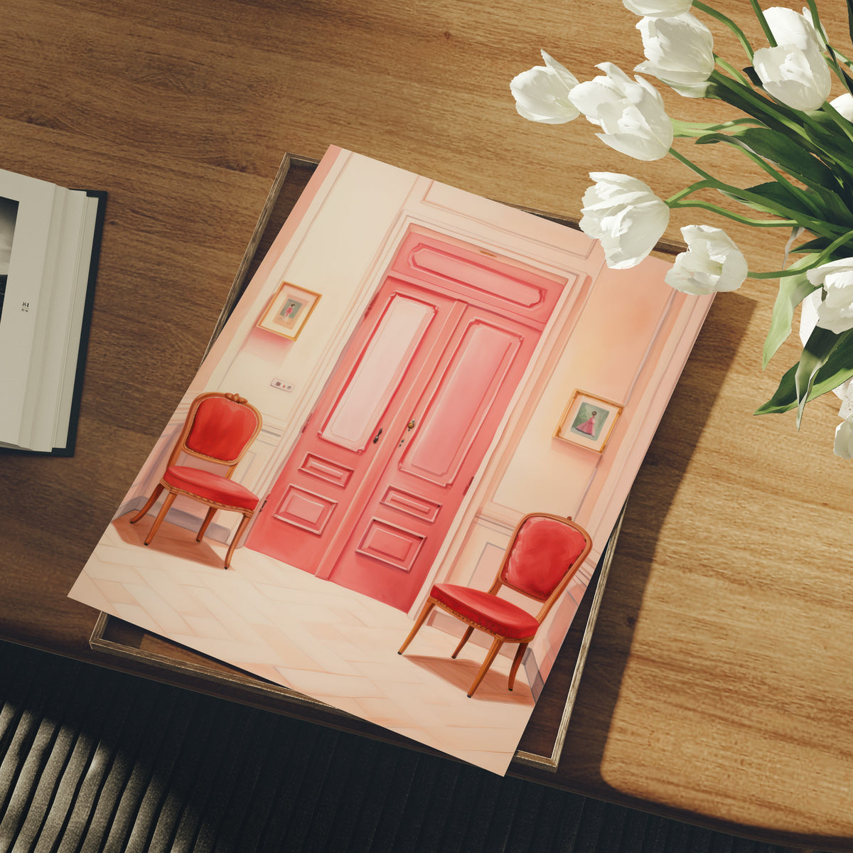 The Red Chair - Art Print – The Poster Square