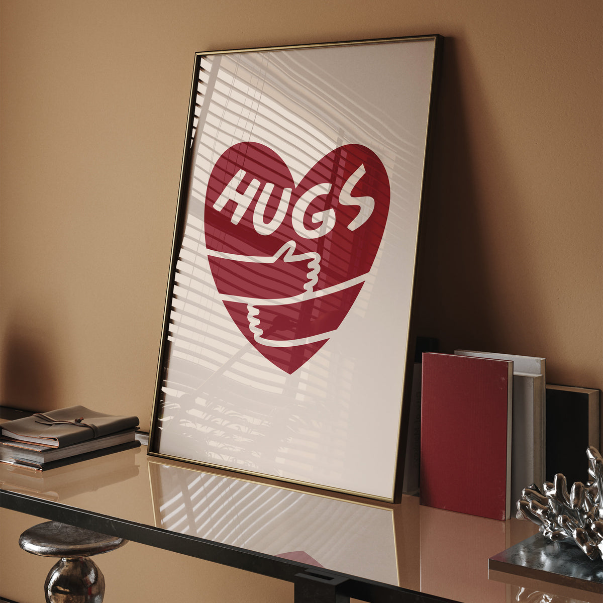 Hugs Poster – Cozy Wall Art – The Poster Square